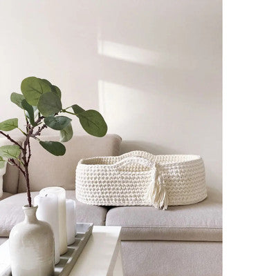 Baby basket white cloud – SAM & SAB BABY STORE